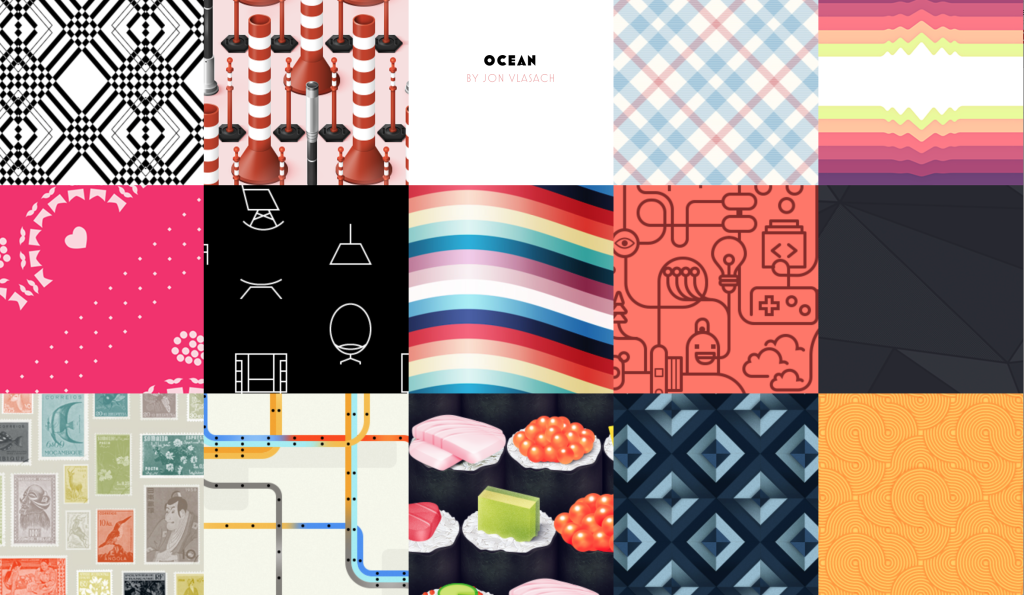 The Pattern Library - Cool pattern designs free to use - Talk Illustration